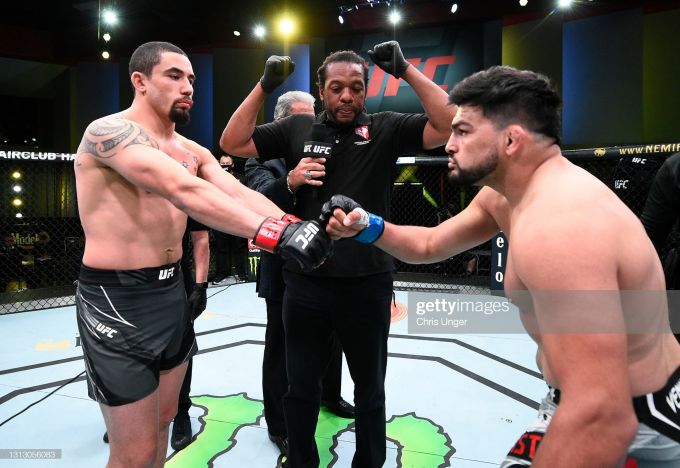UFC Vegas 24. Kechaning markaziy jangi yakunlandi / Olamsport.com