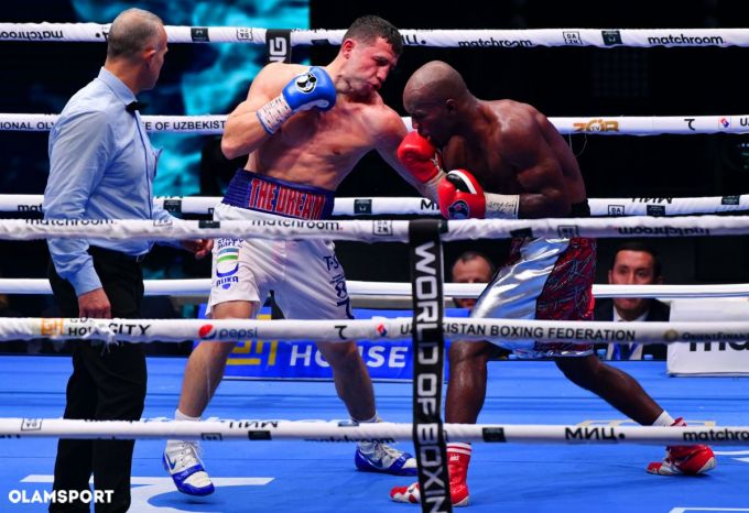 Isroil Madrimovning Soroga qarshi revansh jangi bo'yicha navbatdagi ...