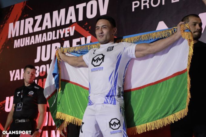 Шоҳасан Мирзаматов Octagon 60 турнирининг «Энг яхши нокаут» учун ...